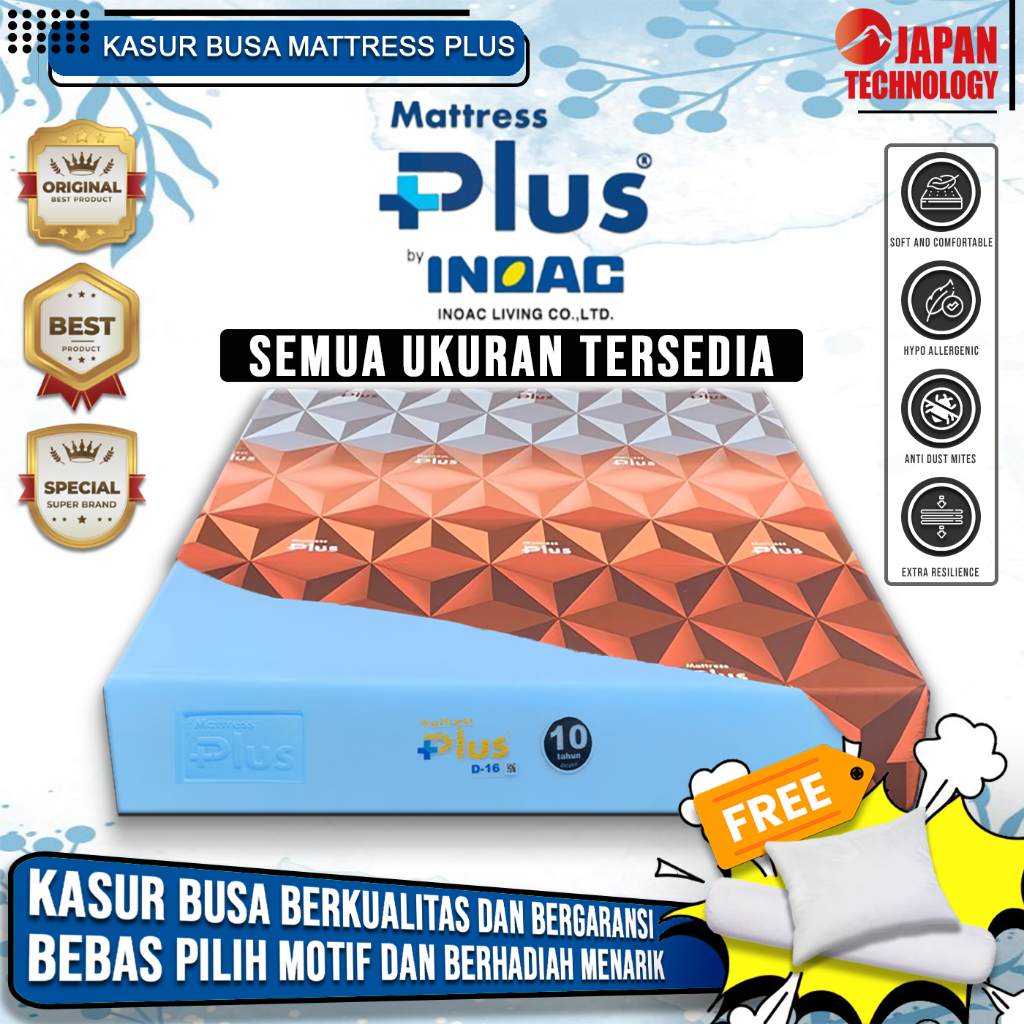 Jual Kasur Busa INOAC Mattress Plus Spark Original Garansi 10 Tahun Density 16 Tahan Lama Anti ...