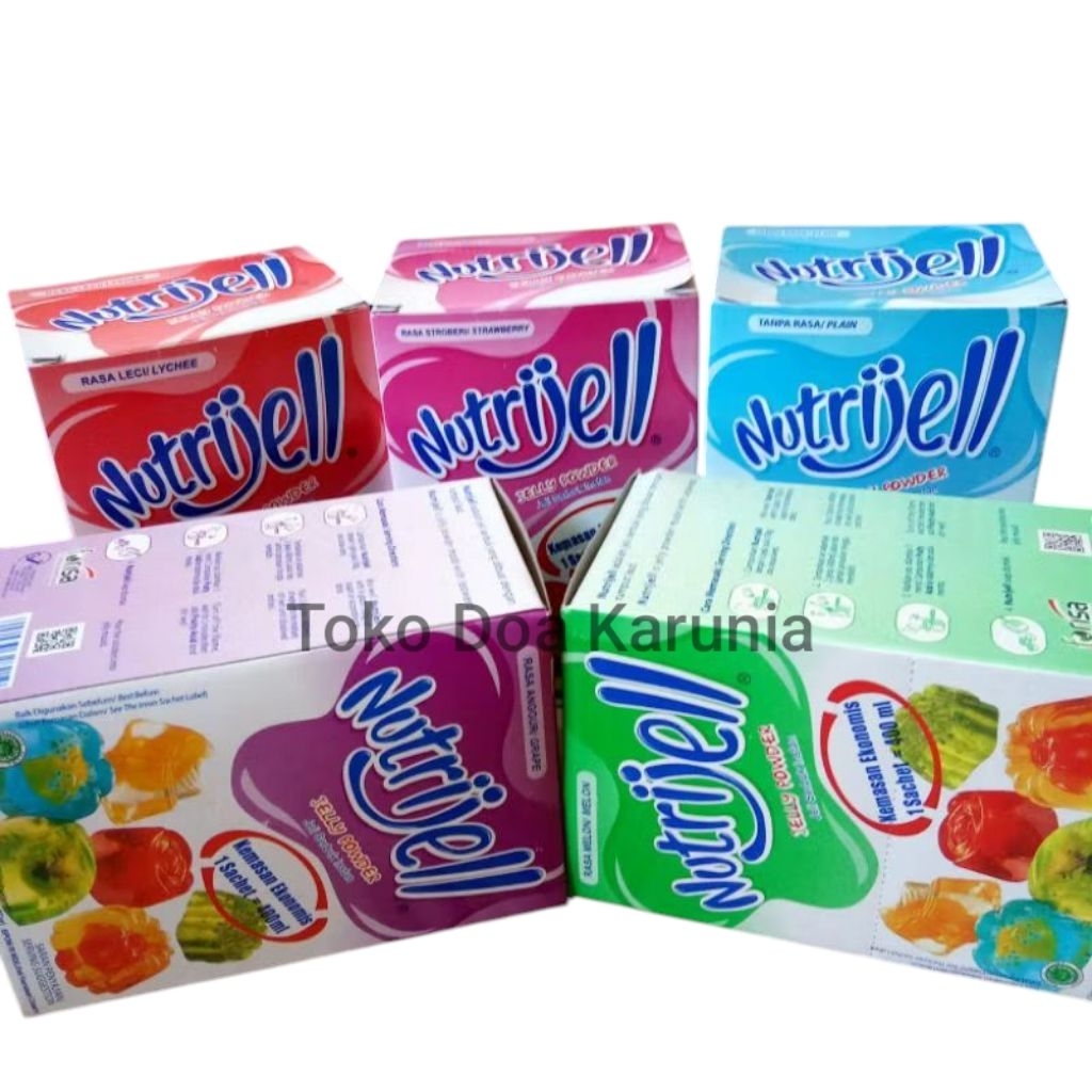 Nutrijell 1 Box aneka rasa, stok hemat untuk usaha