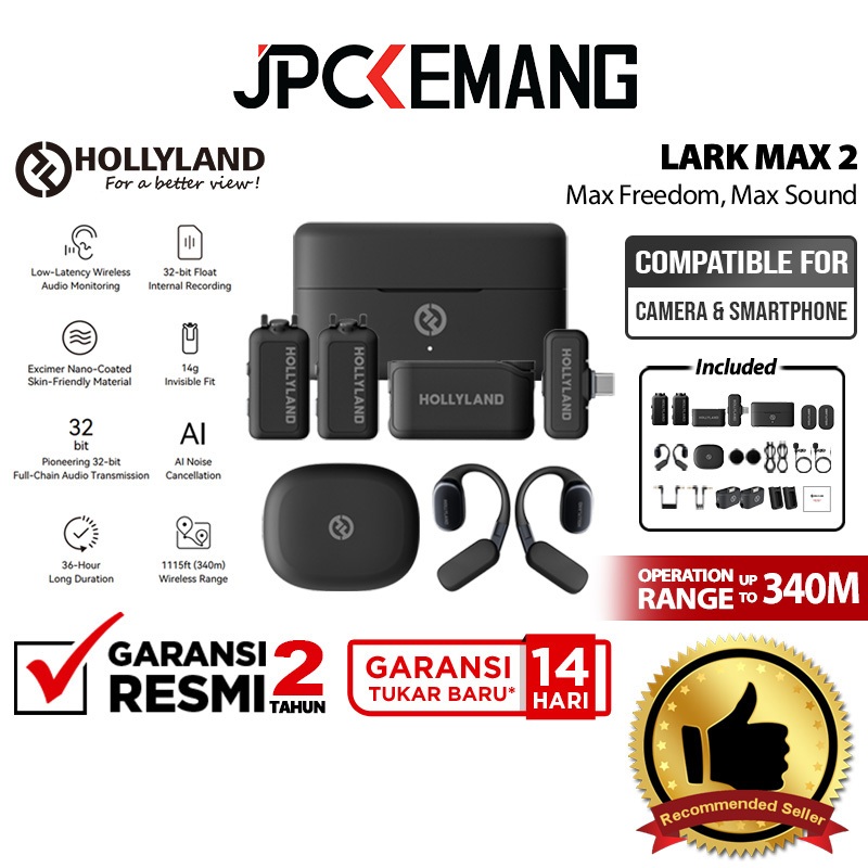 Jual Hollyland Lark Max 2 Ultimate Combo / Combo 2 & 4 Person / Solo ...