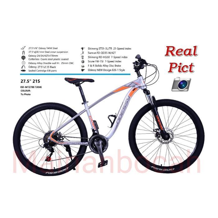 Jual TERMURAH SEPEDA GUNUNG MTB 27,5INCH ODESSY TANK COWO 27,5INCH ...