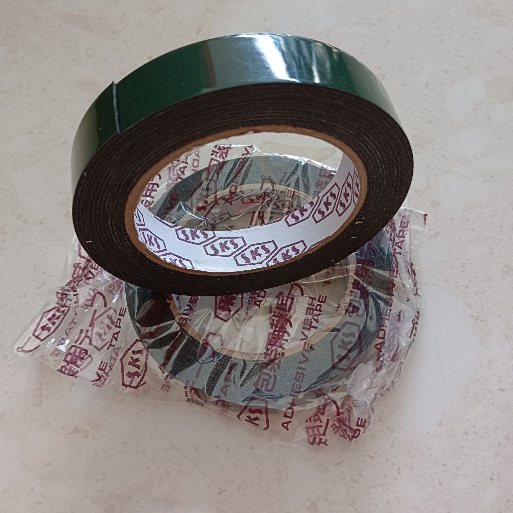 Jual DOUBLE TAPE HIJAU FOAM BUSA 20MM X 5 METER | Shopee Indonesia