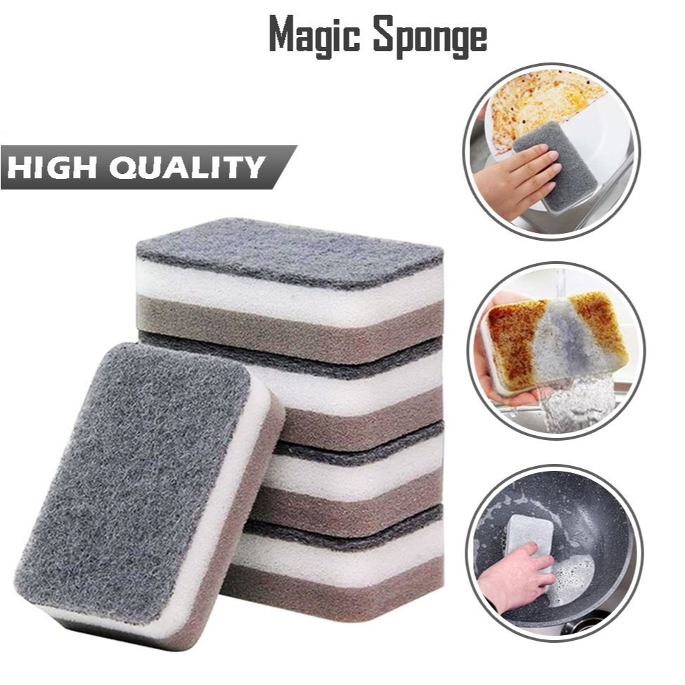 Jual Sponge Spons Busa Cuci Piring 2 Sisi Lembut & Kasar | Shopee Indonesia