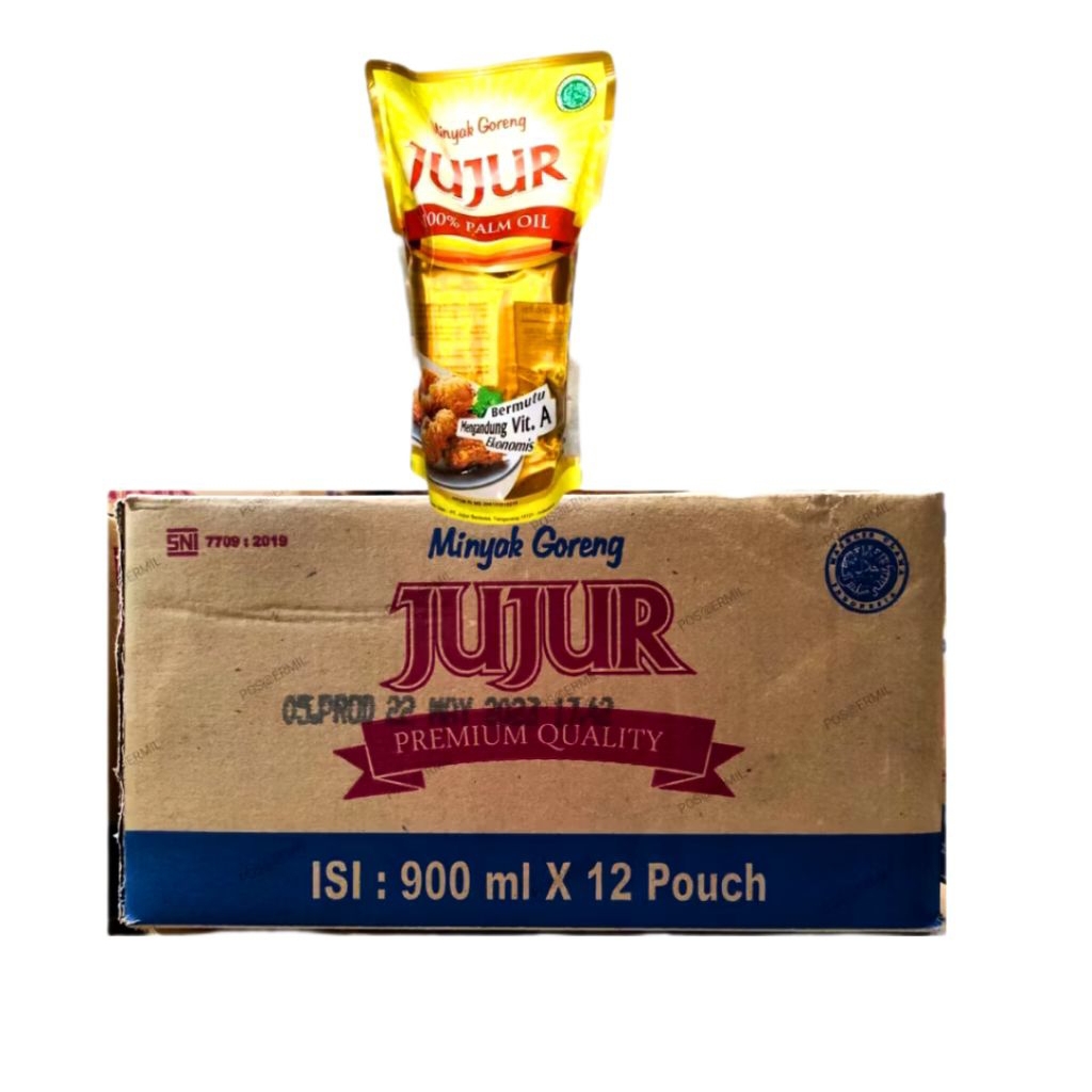 Jual Jujur Minyak Goreng Pouch 900ml (1 dus/12 pcs) | Shopee Indonesia