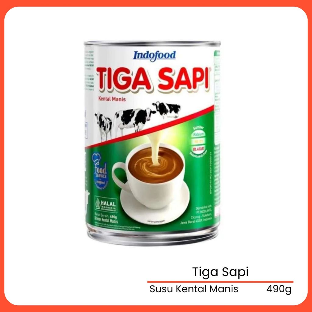 Jual Tiga Sapi Susu Kental Manis SKM 490g | Shopee Indonesia