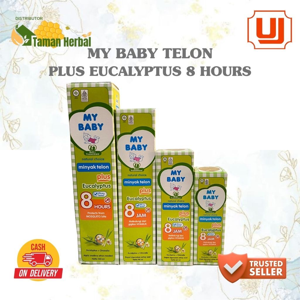 Jual MY BABY MINYAK TELON PLUS EUCALYPTUS 8 HOURS (30ML/60ML/90ML/150ML ...