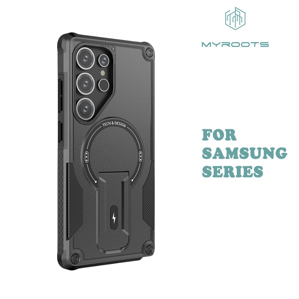 Jual Myroots Hidden Bracket Case For Samsung S25 S24 Edge Ultra Plus - A56 A36 A26 A16 A06 A55 ...