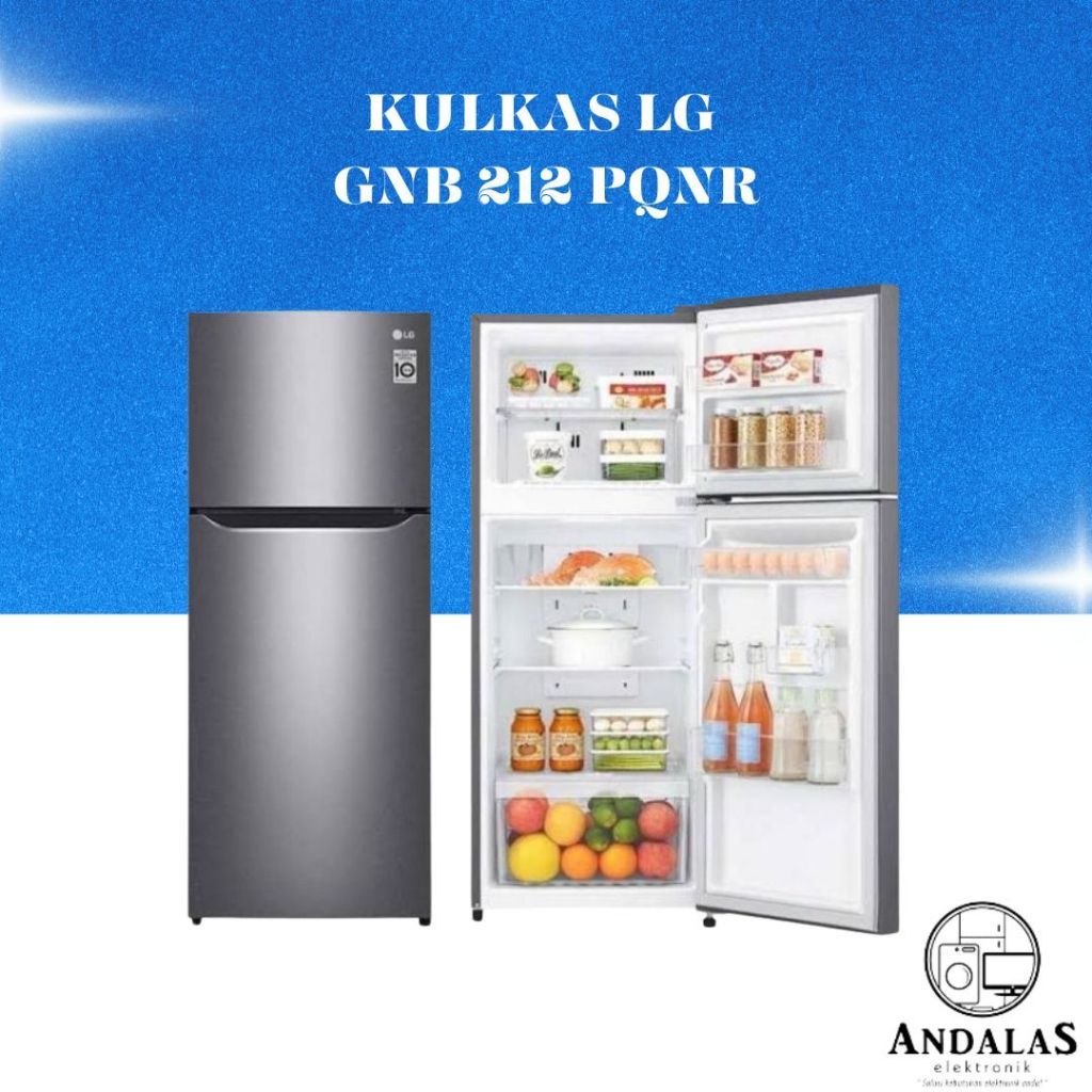 Jual KULKAS LG 2 PINTU GN-B 212 PQNR/ GN-B212PQNR GARANSI RESMI LG ...