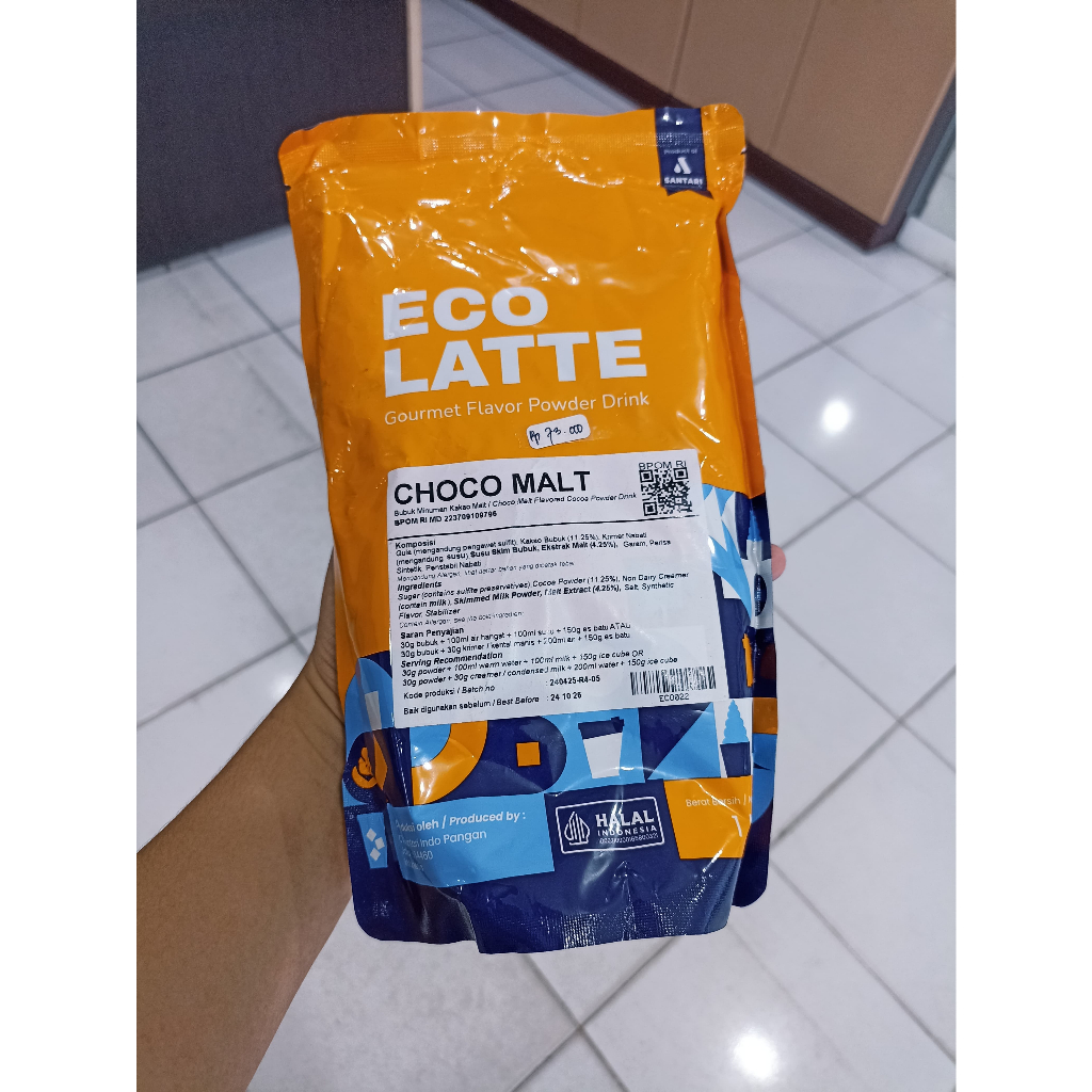 Jual ECO LATTE 1KG CHOCO MALT PREMIUM POWDER DRINK MINUMAN ENAK HALAL ...