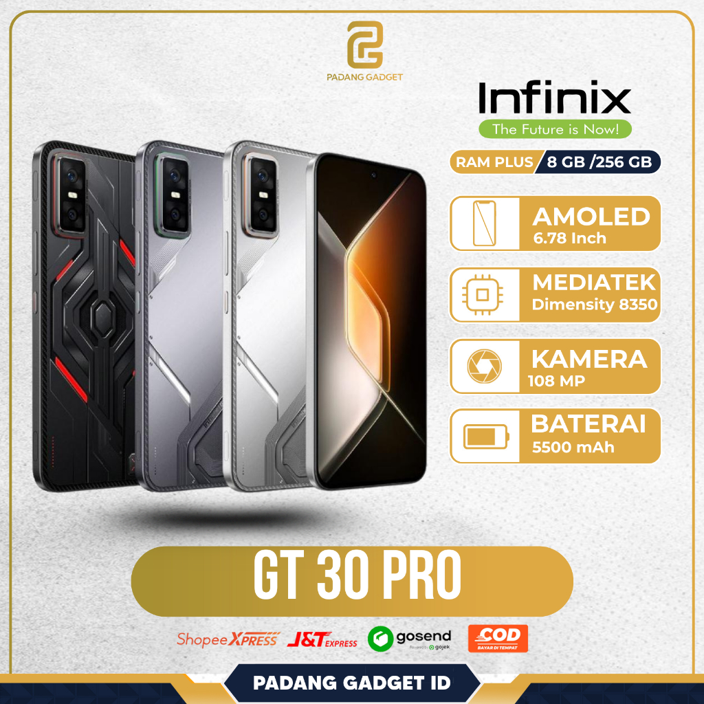 Jual Infinix GT30 Pro 5G 8/256 12/512 GB RAM 8GB 12GB 256GB 512GB GT 30 ...