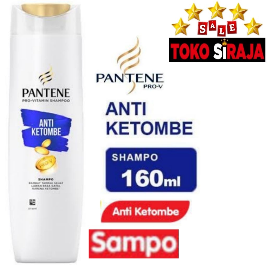 Jual PANTENE SHAMPOO BIRU 160 ML ANTI KETOMBE / SHAMPO PANTENE ANTI ...