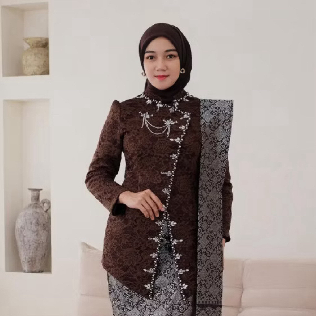 Jual Kebaya janggan Modern - Kebaya Wisuda Lamaran - Kebaya Tunangan Seragam Bridesmaid Terbaru ...
