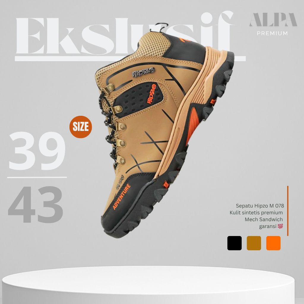 Jual sepatu safety boots kerja pria original M078 | Shopee Indonesia