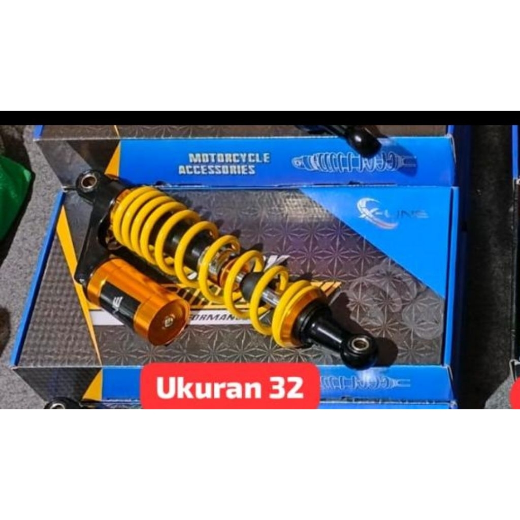 Jual Shockbreaker XLine tipe 508 Copy YSS warna Black yellow As chrom ...