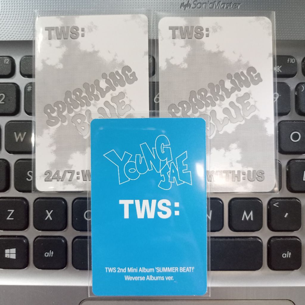 Jual PHOTOCARD OFFICIAL TWS YOUNGJAE JIHOON HOODIE weverse album summer beat sparkling blue pc ...