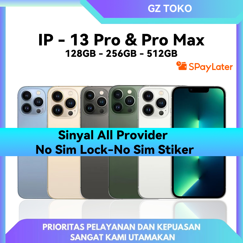 Jual IP 13 PRO/IP 13 PRO MAX 128GB 256GB 512GB Second BEKAS ORIGINAL 100% Seken | MULUS FULLSET ...