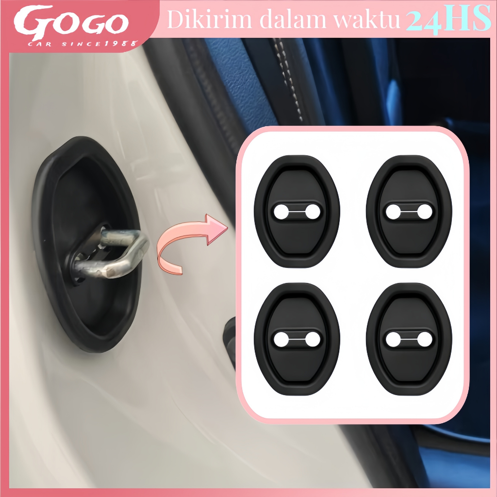 Jual 4 Buah Car Door Lock Cover Universal Penutup pelindung kunci pintu ...