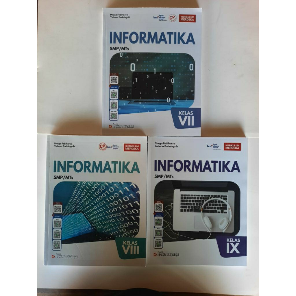 Jual Informatika untuk SMP/MTs Kelas 7 8 9 Kurikulum Merdeka Bumi Aksara - Bekas masih Seperti ...
