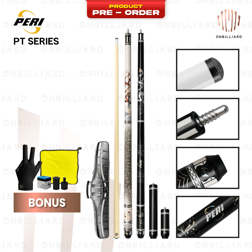 Jual PERI PT-D Series D1 D2 Stick Billiard Maple Cue Stik Billiar Play ...