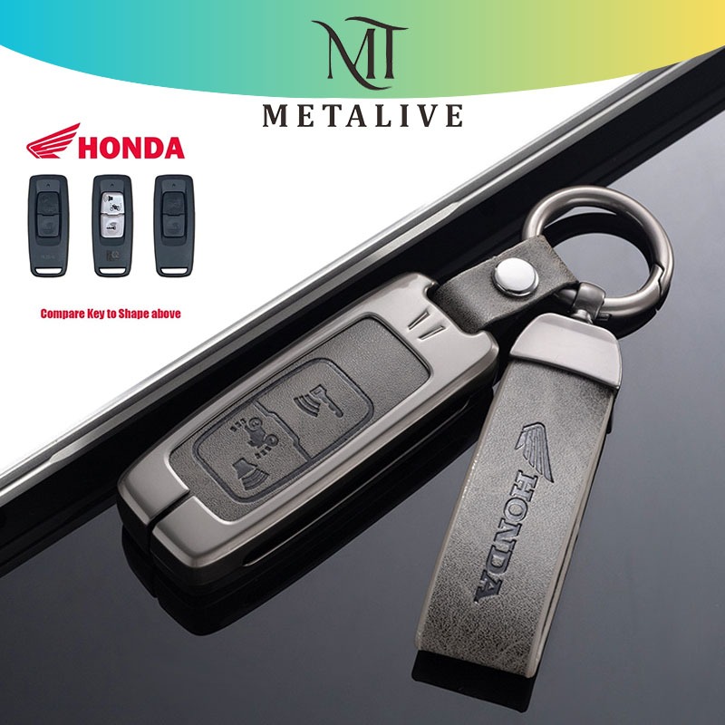 Jual METALIVE Cover Kunci Remote Motor Honda Premium Kulit Case Kunci ...