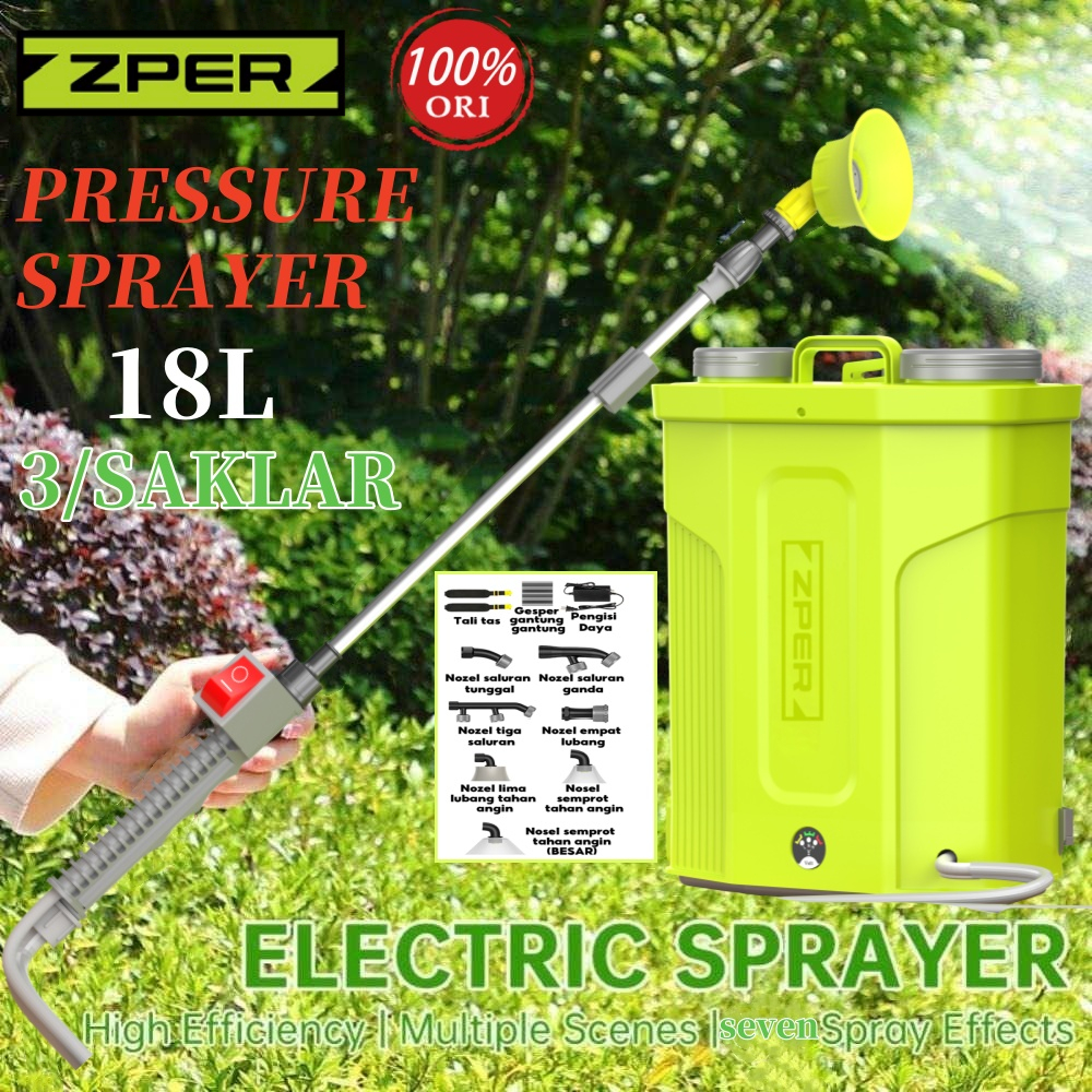 Jual ZPER 18L Alat Semprot Tanaman Rumput Semprotan Solo Elektrik ...