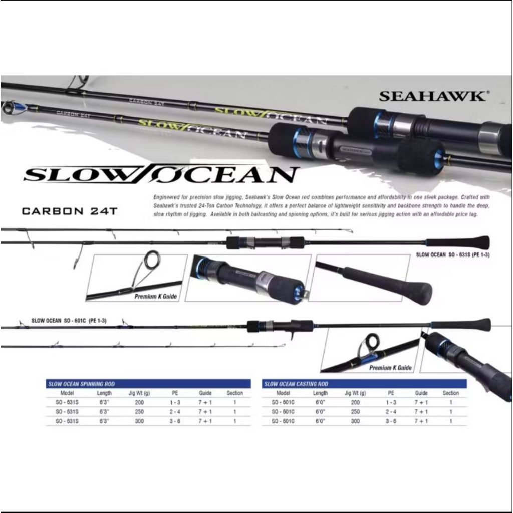 Jual Joran SLOW OCEAN SeaHawk | Shopee Indonesia