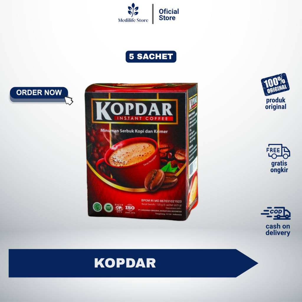 Jual KOPDAR INSTANT COFFEE - kopi & krimer serbuk instan | rasa nikmat ...