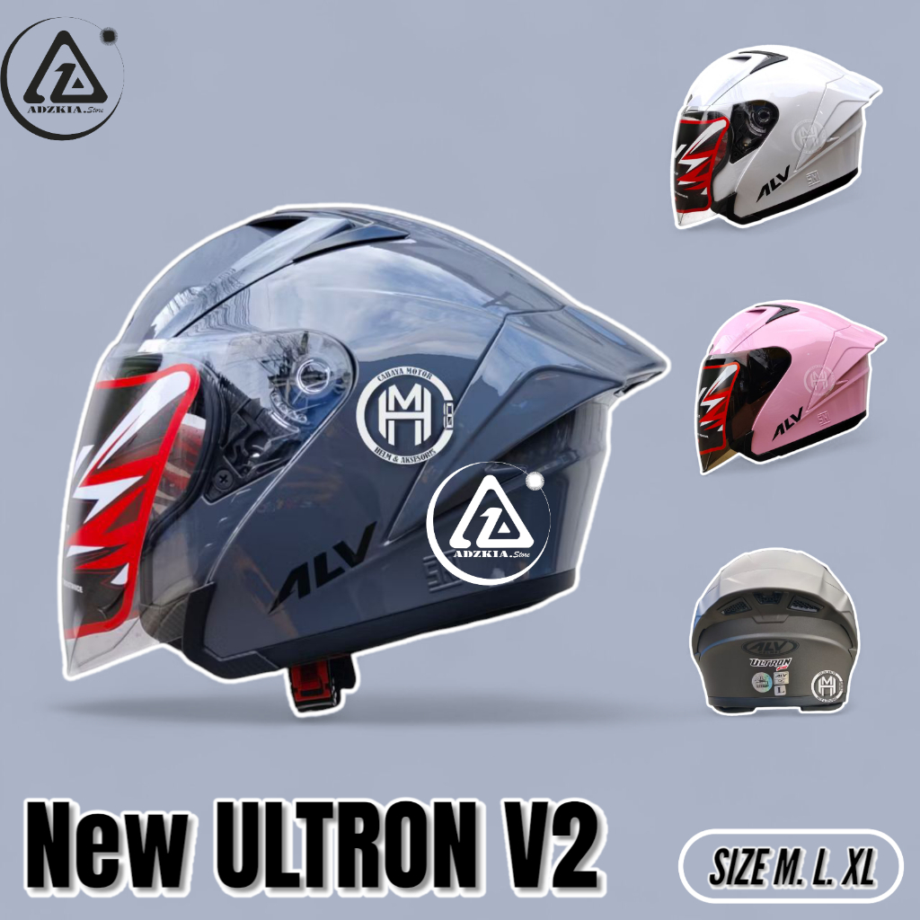 Jual HELM ALV ULTRON V2 SOLID ALL VARIAN WARNA | Shopee Indonesia
