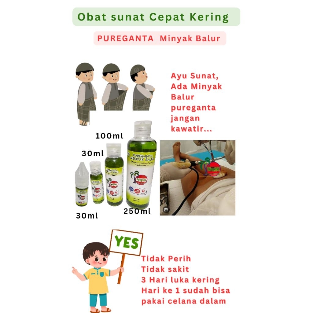 Jual Pureganta Minyak Balur Luka BPOM - Obat Ampuh Luka Sunat luka ...
