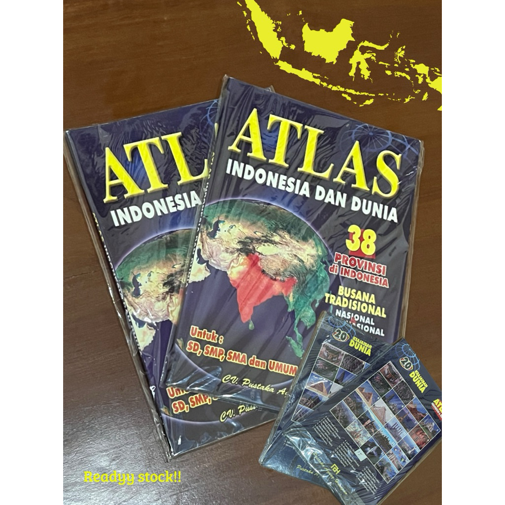 Jual BUKU ATLAS INDONESIA DAN DUNIA | Shopee Indonesia