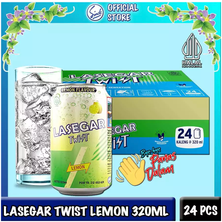 Jual Carton: Lasegar Twist 320ml Lemon Buang Panas Dalam (24 kaleng) | Shopee Indonesia