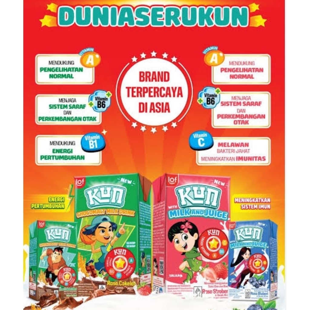 Jual SUSU LOF KUN UHT | Shopee Indonesia