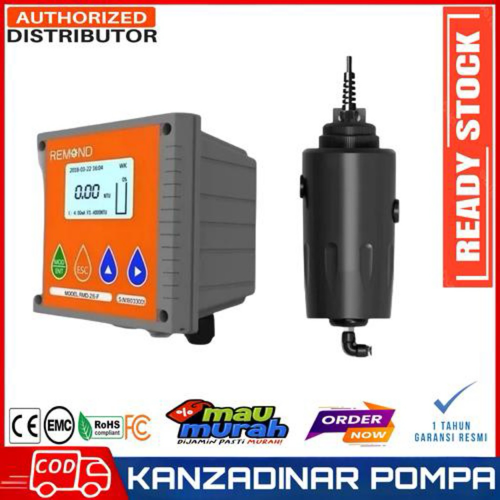 Jual Online turbidity controller turbidity meter with sensor 400 NTU ...