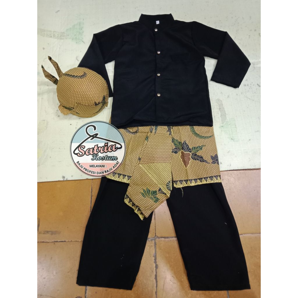 Jual SATU SET BAJU BASOFI MALANGAN / JAWA TIMURAN ANAK TK - SD - SMP ...