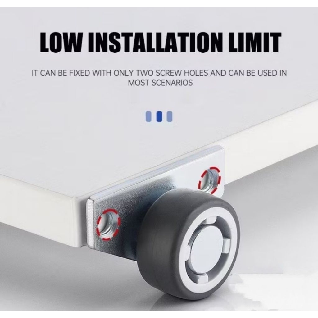 Jual Roda Bawah Pintu Geser Sofa Meja Makan Roda Nilon Roda Arah ...