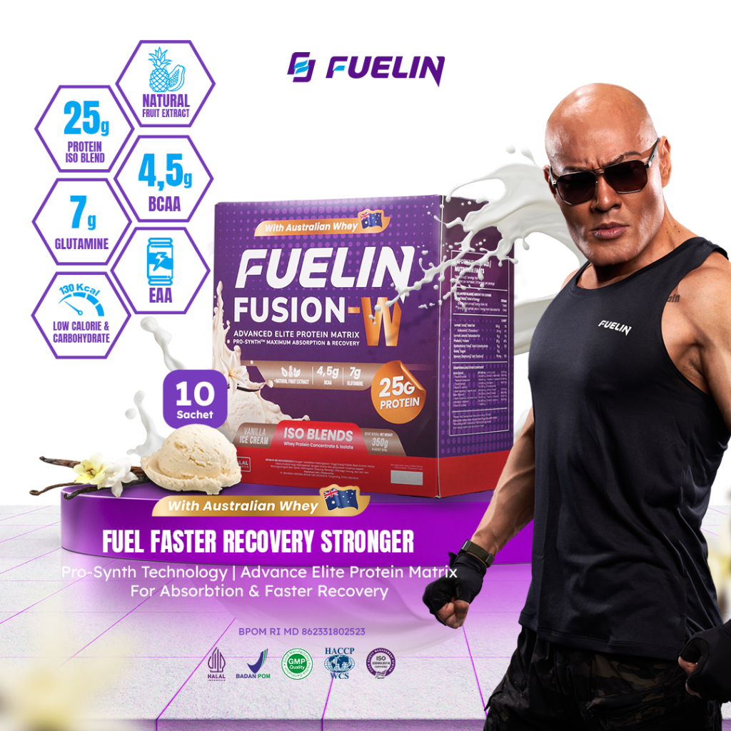 Jual FUELIN - Fusion W ISO BLENDS ( Whey Protein & Isolate ) Susu Protein with Smart Formula ...