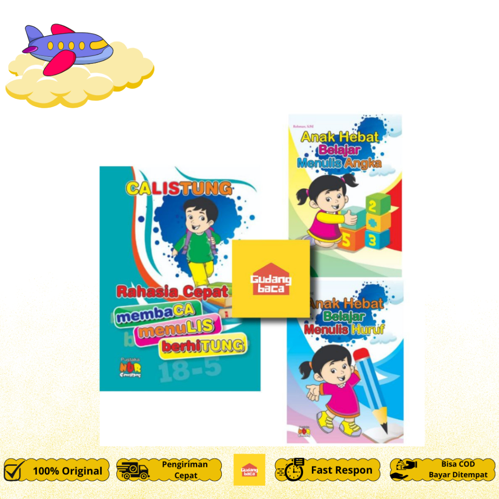 Jual Calistung - Anak Hebat Belajar Menulis Huruf -Angka (Full Colour ...