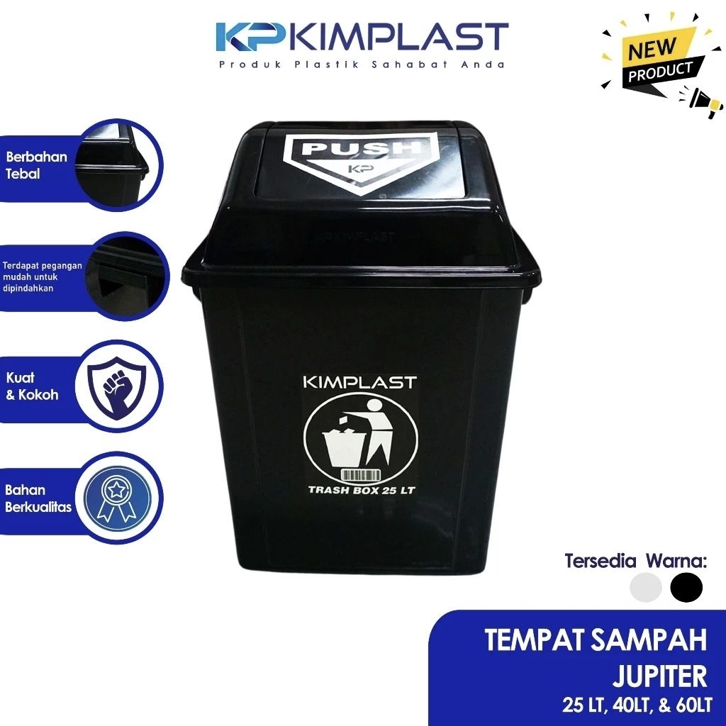 Jual Kimplast Tempat Sampah Tutup 25 L dan 40 L | Shopee Indonesia