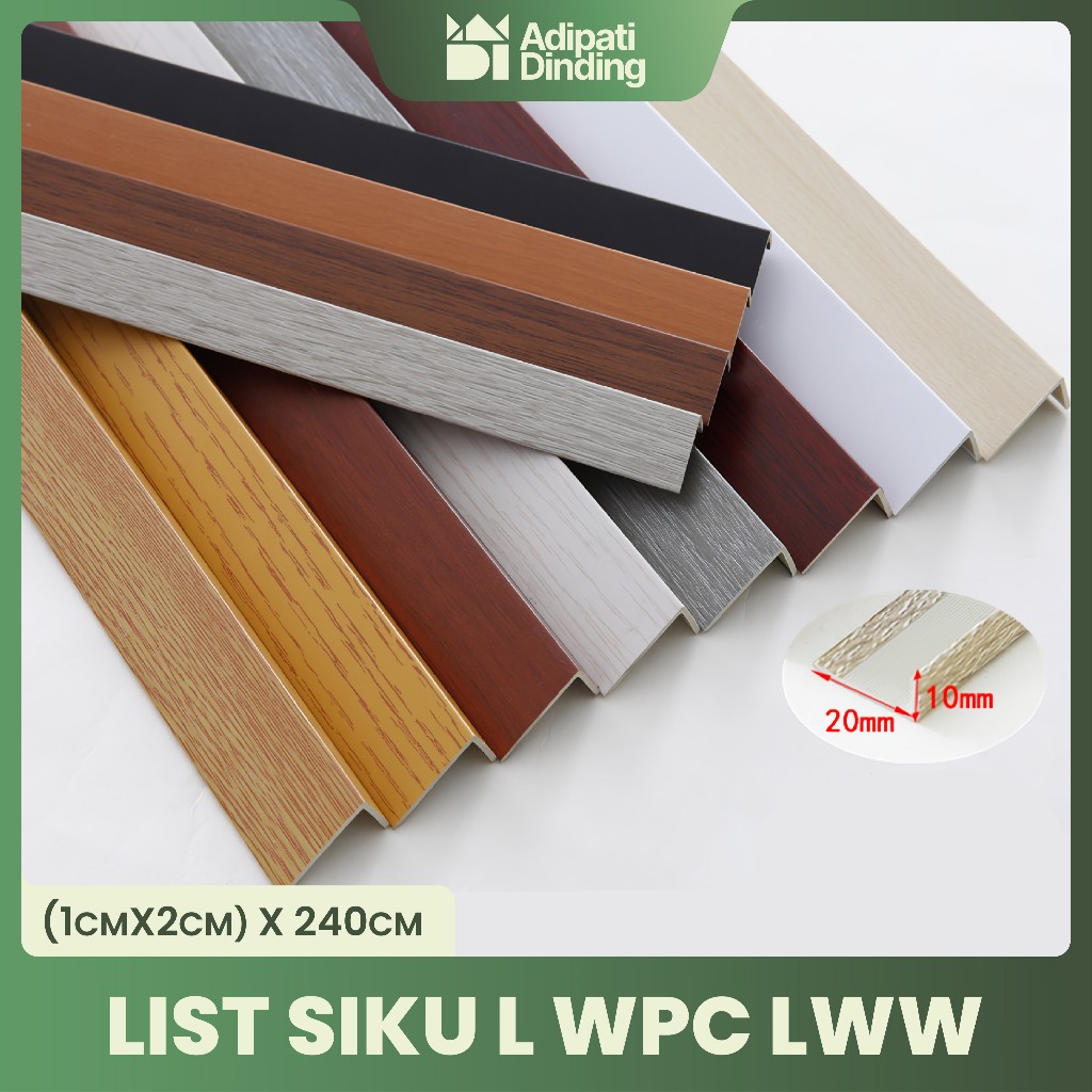 Jual Adipati Dinding - List Siku L WPC Ukuran Panjang 2.4 Meter Lebar ...