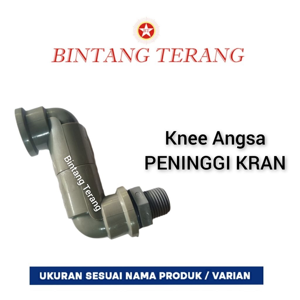 Jual Peninggi Kran Knee Angsa PVC / Keni Elbow Angsa - Sambungan Pipa ...