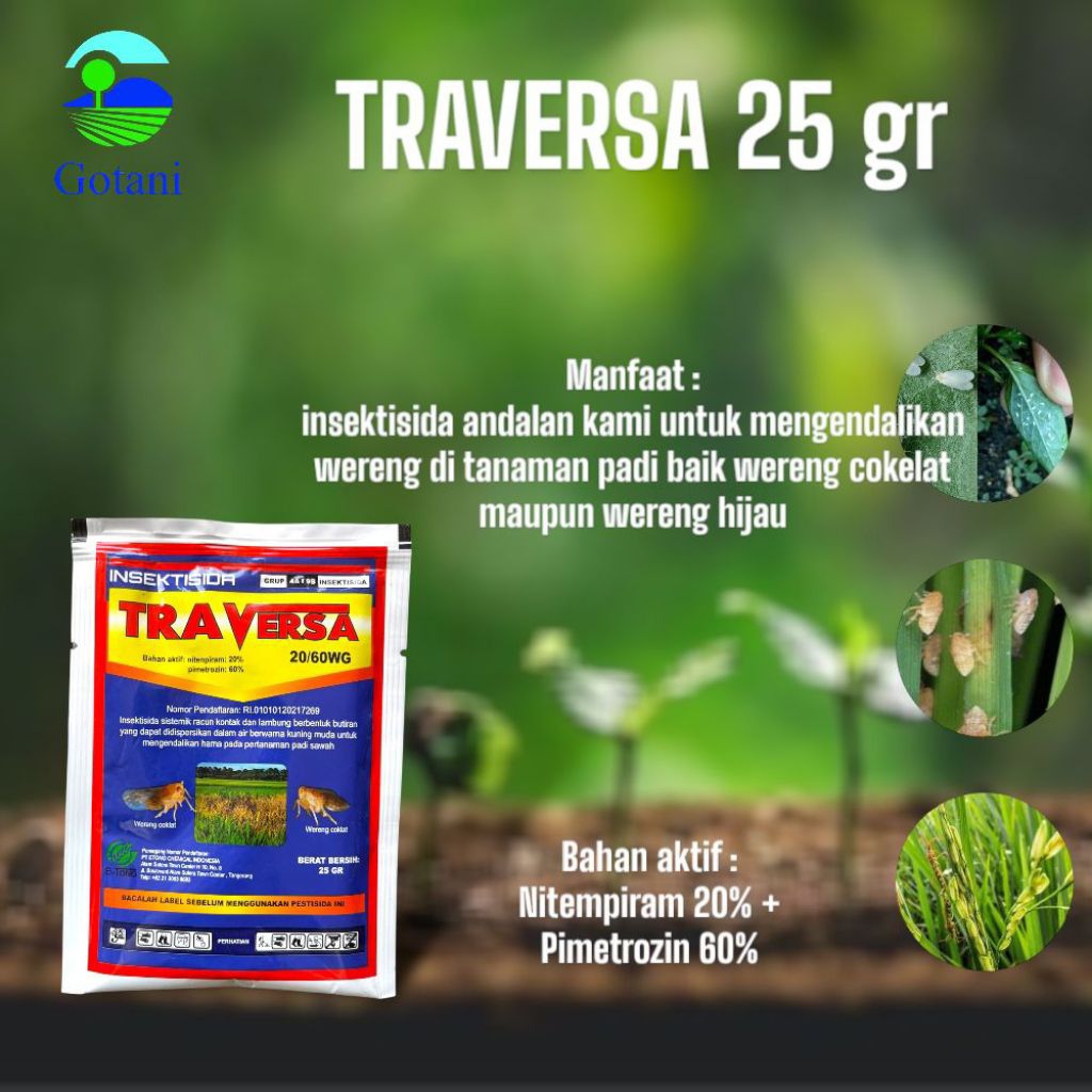 Jual Insektisida TRAVERSA 25GR | Shopee Indonesia