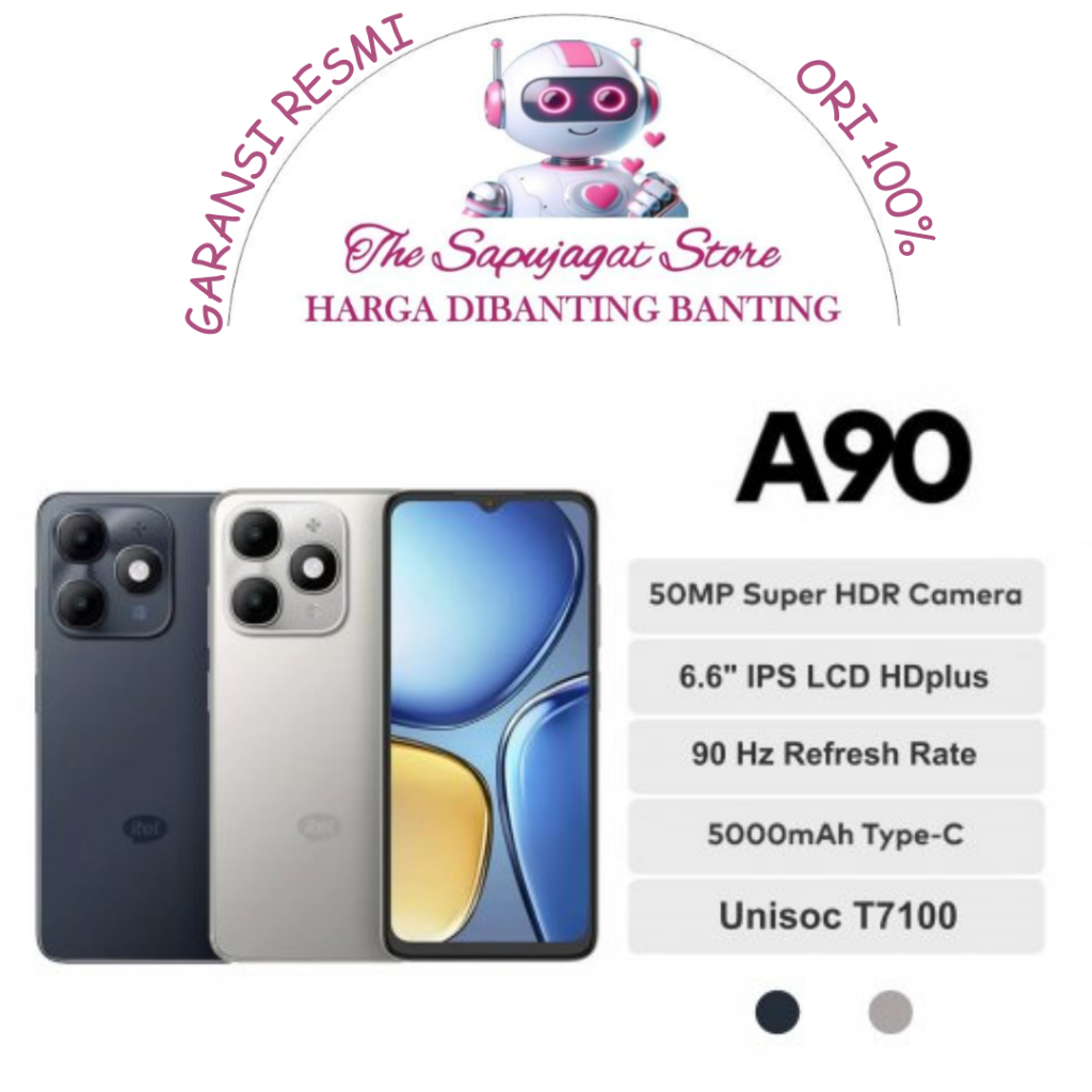 Jual Itel A90 4/128 New Segel Box Garansi Resmi Promo Bandung | Shopee Indonesia