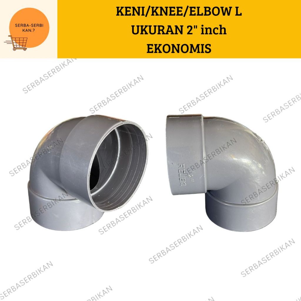 Jual KENI 2” inch PVC ELBOW L EKONOMIS | Shopee Indonesia