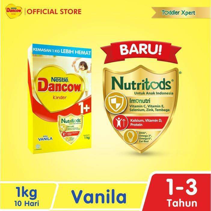 Jual DANCOW 1+ VANILA 1 KG - RAJA SUSU | Shopee Indonesia