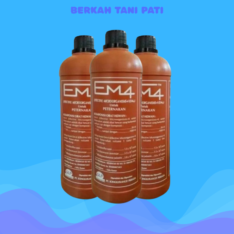 Jual EM4 Pupuk Organik Cair Peternakan Kemasan 1 Liter | Shopee Indonesia