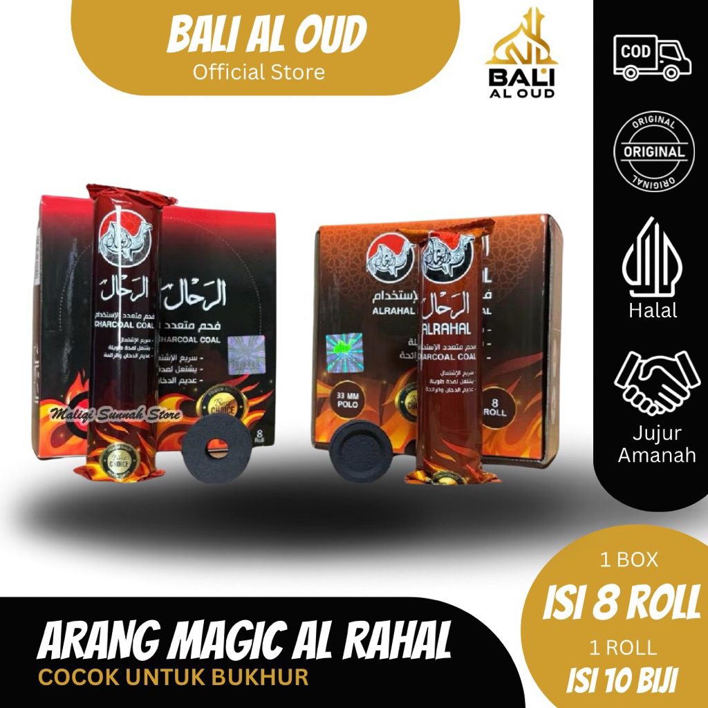 Jual Arang Magic Al Rahal per Roll dan per Box, Cocok Untuk Bukhur ...