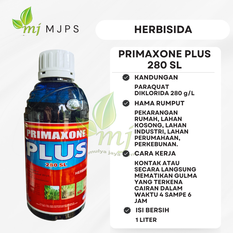 Jual PRIMAXONE PLUS 280SL Herbisida Basmi Rumput Paraquat Diklorida ...
