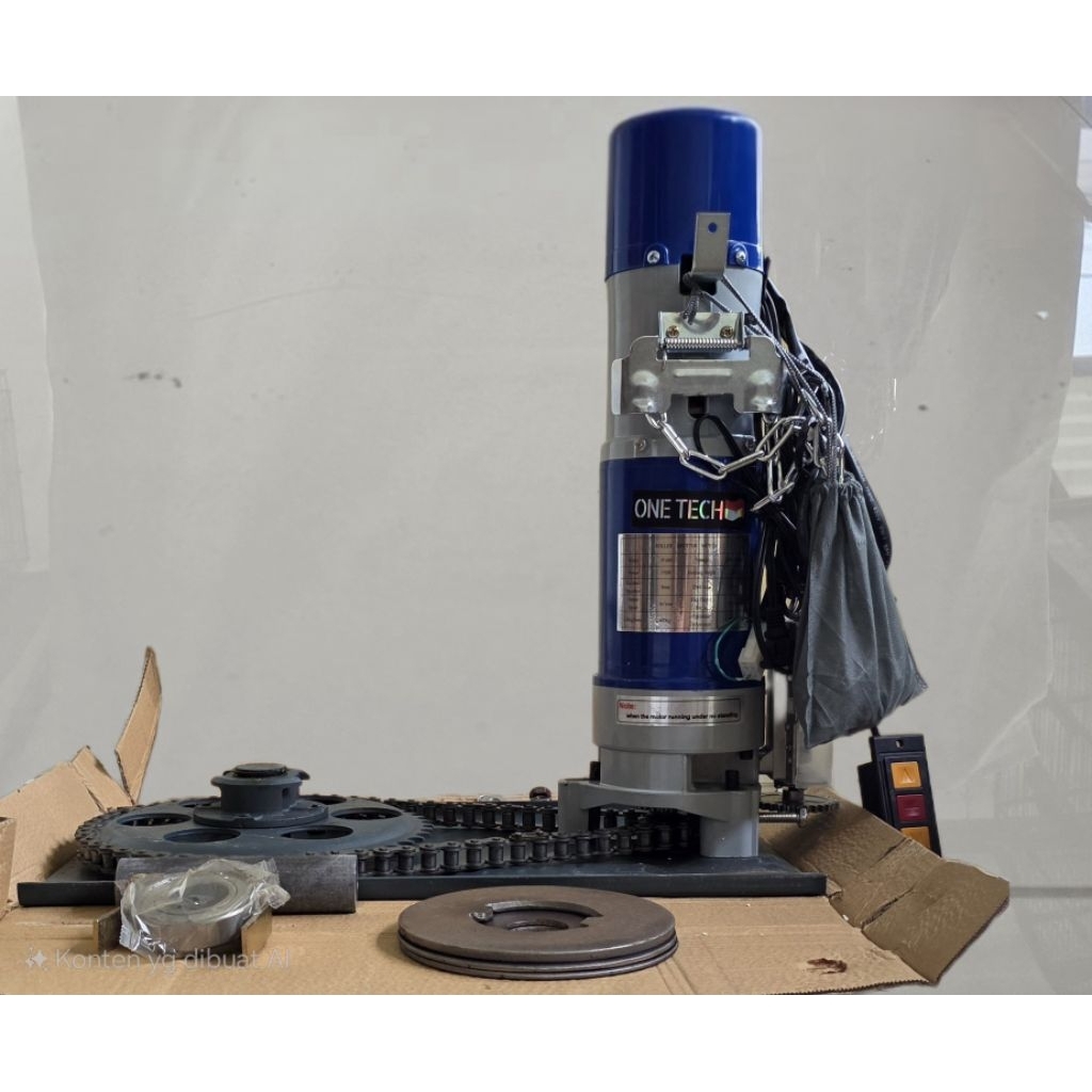 Jual ONE TECH Mesin Rolling Door Otomatis 1000KG-1P Full Set (Mesin ...