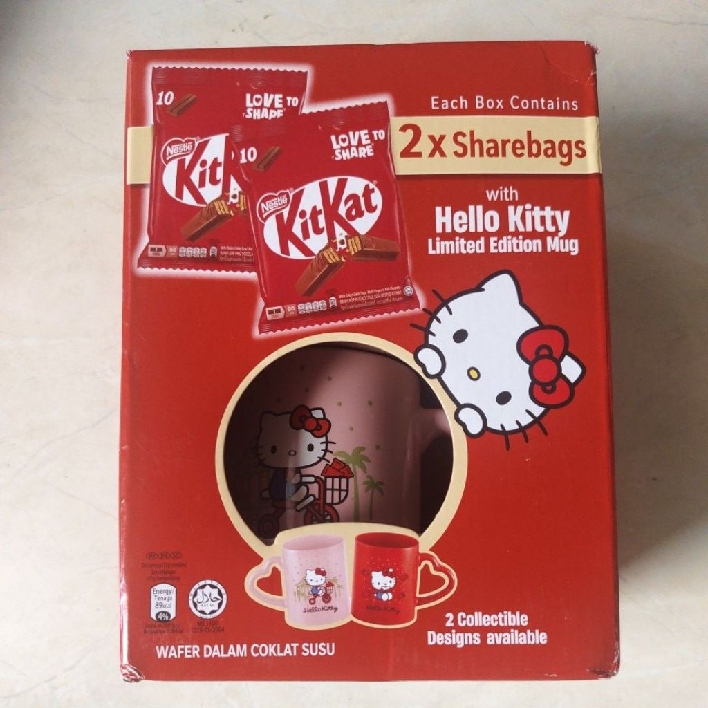 Jual kitkat with hello kitty limited edition mug | Shopee Indonesia