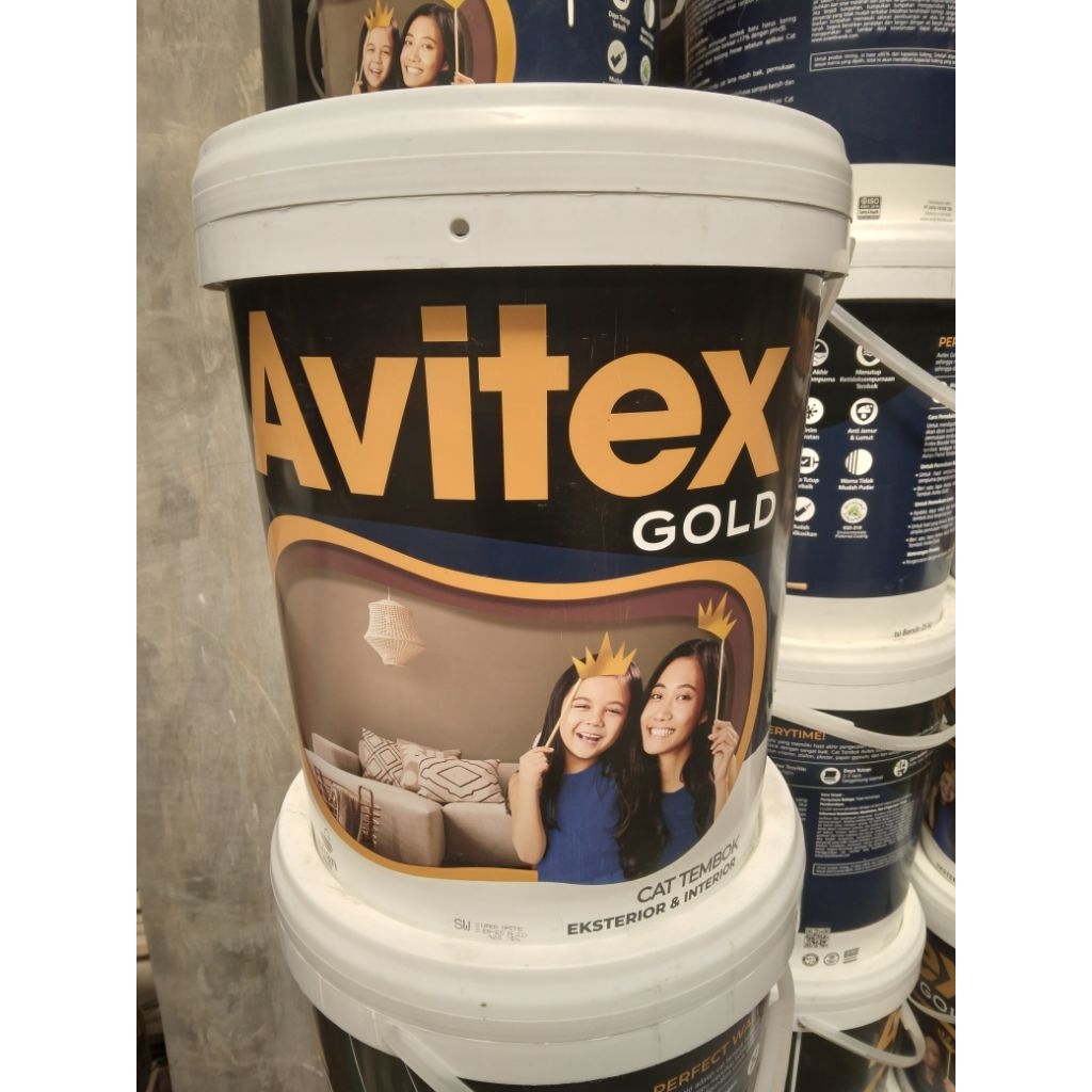 Jual Ojek Online Cat Avitex Gold 25 kg SW Super White Ready mix bukan ...