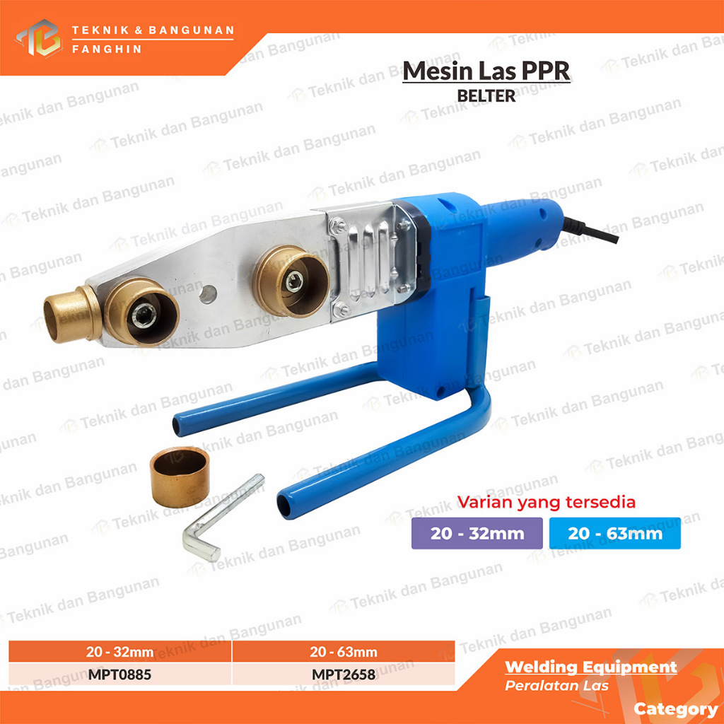 Jual MESIN LAS PIPA PPR WELDING TORCH MACHINE 20 - 32MM 20 - 63MM ...